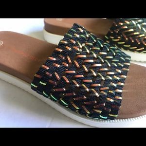 bernei mev | Shoes | Bernie Mev Slides Sandals Black Sz | Poshmark